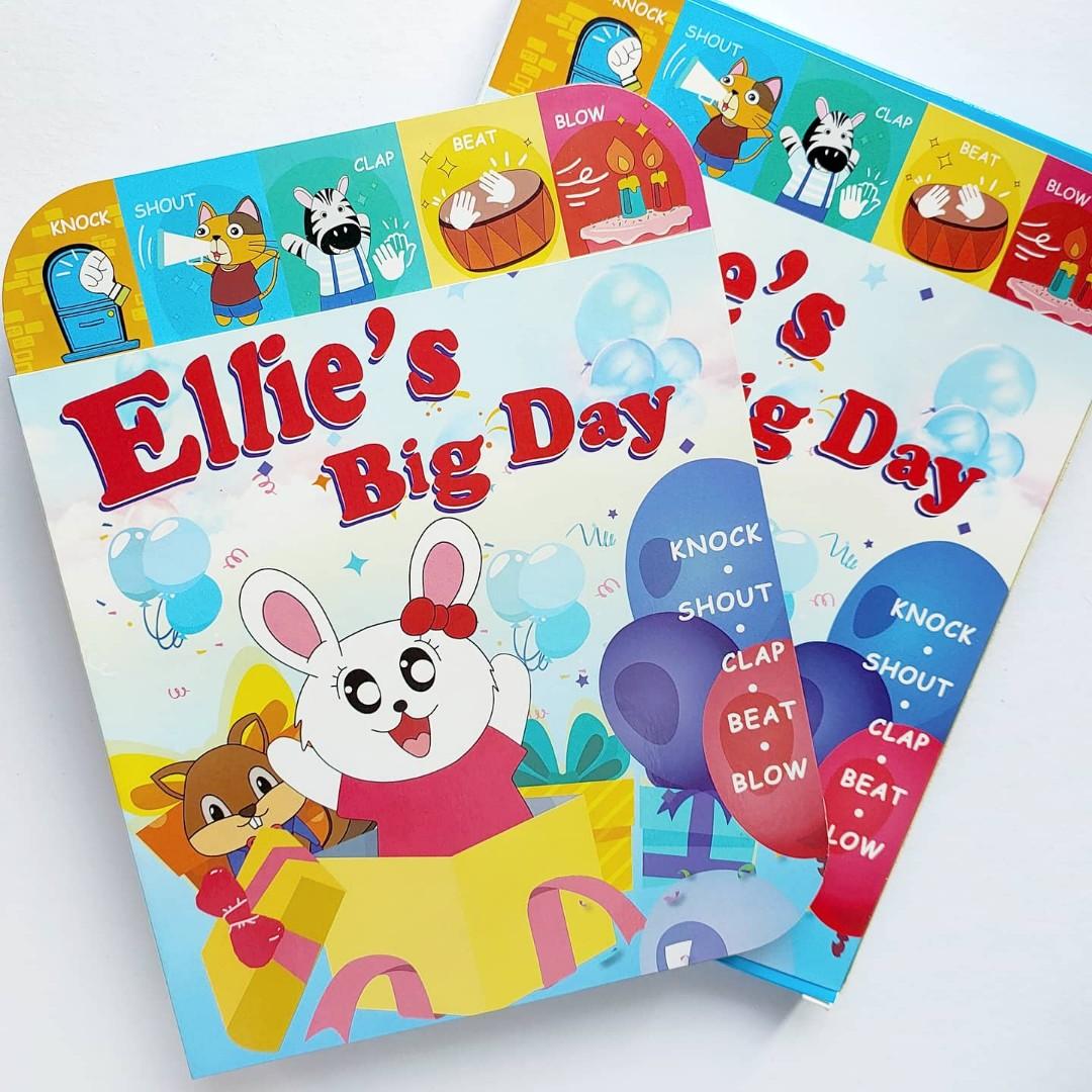 Ellie's Big Day - Interactive Sound board Book, Hobbies & Toys, Books ...