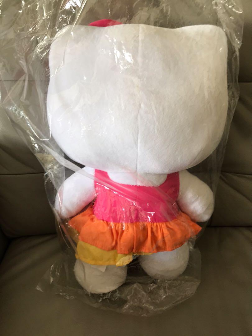 Hello Kitty standing Plush, Hobbies & Toys, Toys & Games on Carousell