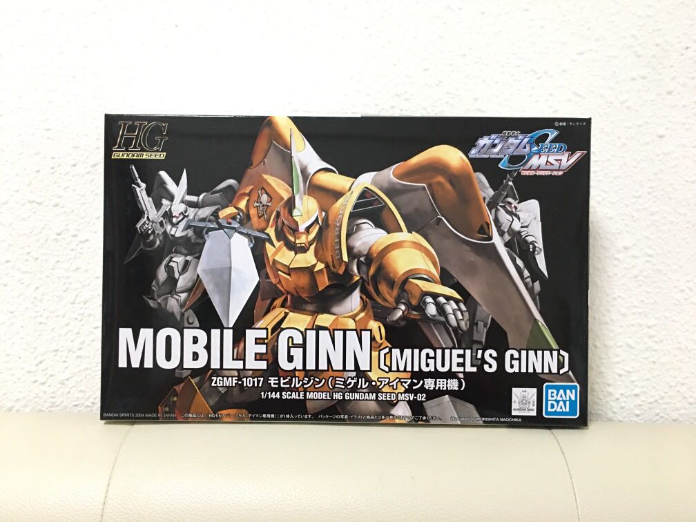 HG Mobile Ginn Miguel Custom Gundam Gunpla, Hobbies & Toys, Toys ...