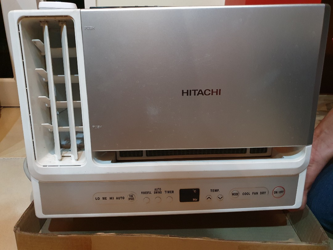 HITACHI INVERTER compact window type, TV & Home Appliances, Air ...