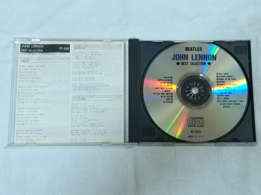 John Lennon Best Selection English CD, Hobbies & Toys, Music & Media ...