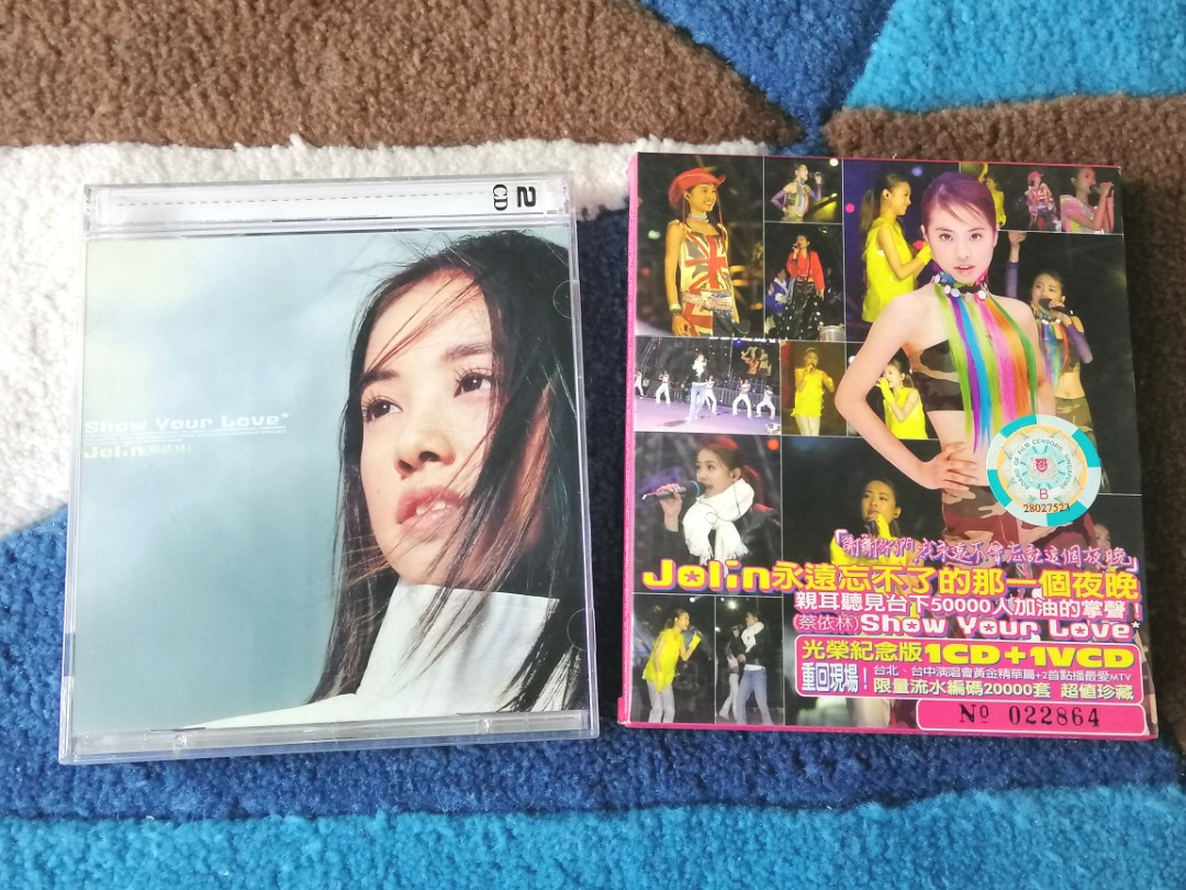 Jolin Tsai show your love cd vcd, Hobbies & Toys, Music & Media, CDs & DVDs on Carousell