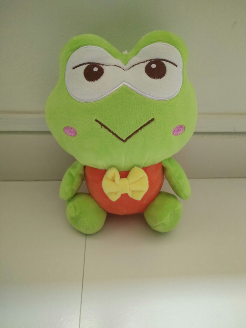 Keroppi plush toy, Hobbies & Toys, Toys & Games on Carousell