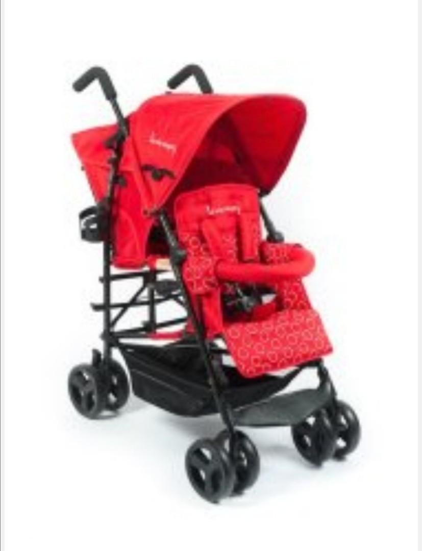 Kinderwagon Hop Tandem Umbrella Stroller - Red, Babies & Kids, Going ...