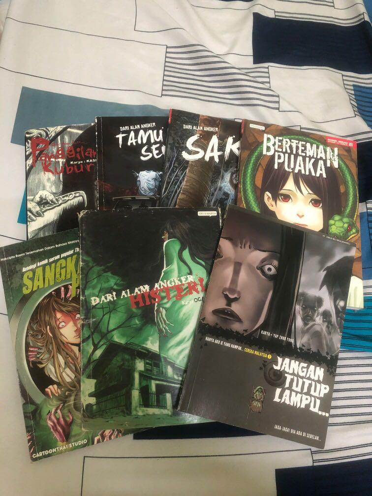 Komik Seram, Hobbies & Toys, Books & Magazines, Comics & Manga on Carousell