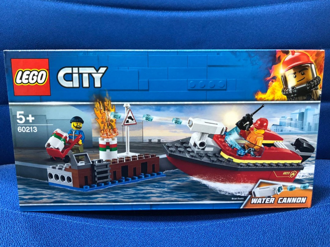 LEGO City Dock Side Fire Speed Build (60213), Hobbies & Toys, Toys ...