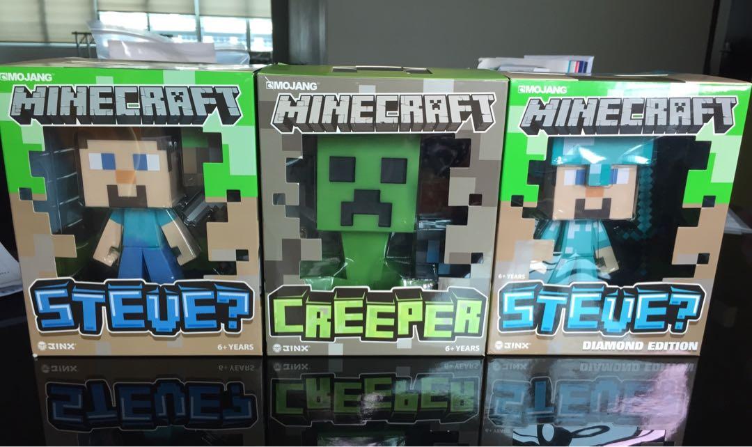 Minecraft Collectible Figure Steve, Hobbies & Toys, Toys & Games on ...