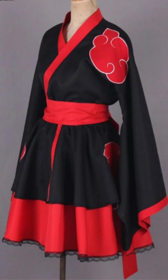 Naruto Akatsuki Lolita Dress, Women's Fashion, Clothes, Dresses ...
