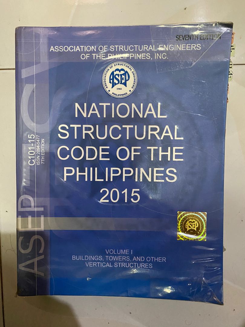National Structural Code of the Philippines (NSCP) 2015, Hobbies & Toys ...