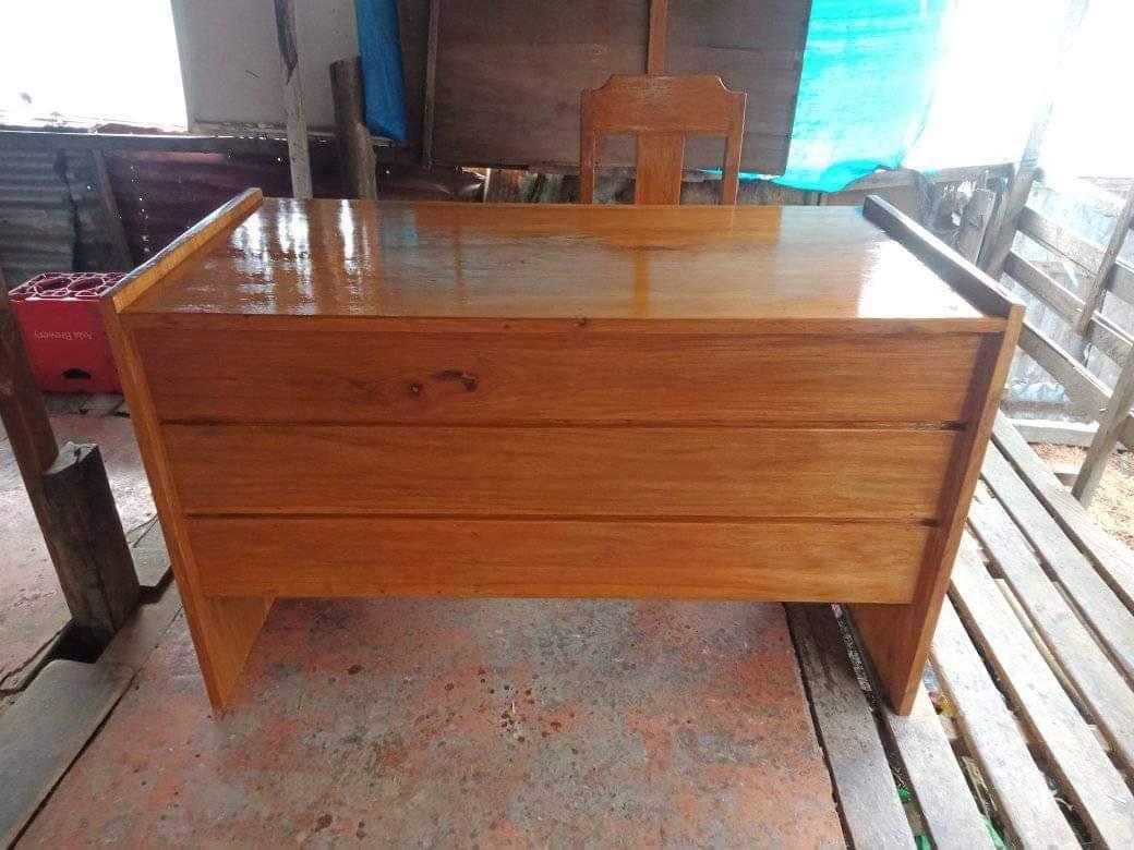 Office table Narra Solid Wood, Furniture & Home Living, Office ...