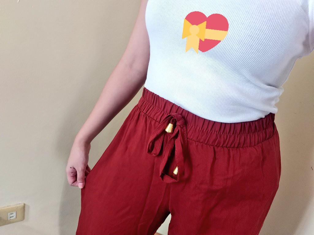 Squarepants w slit, Women's Fashion, Bottoms, Other Bottoms on Carousell