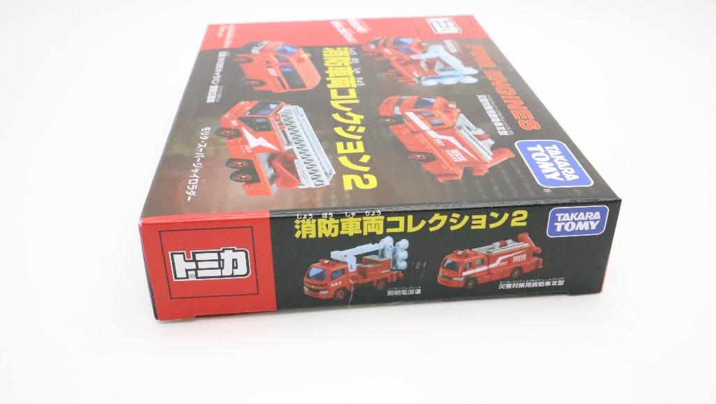 Tomy Tomica Fire Engine Collection Boxset 消防車輛 (電源車救助車雲梯車 Nissan NV350 ...