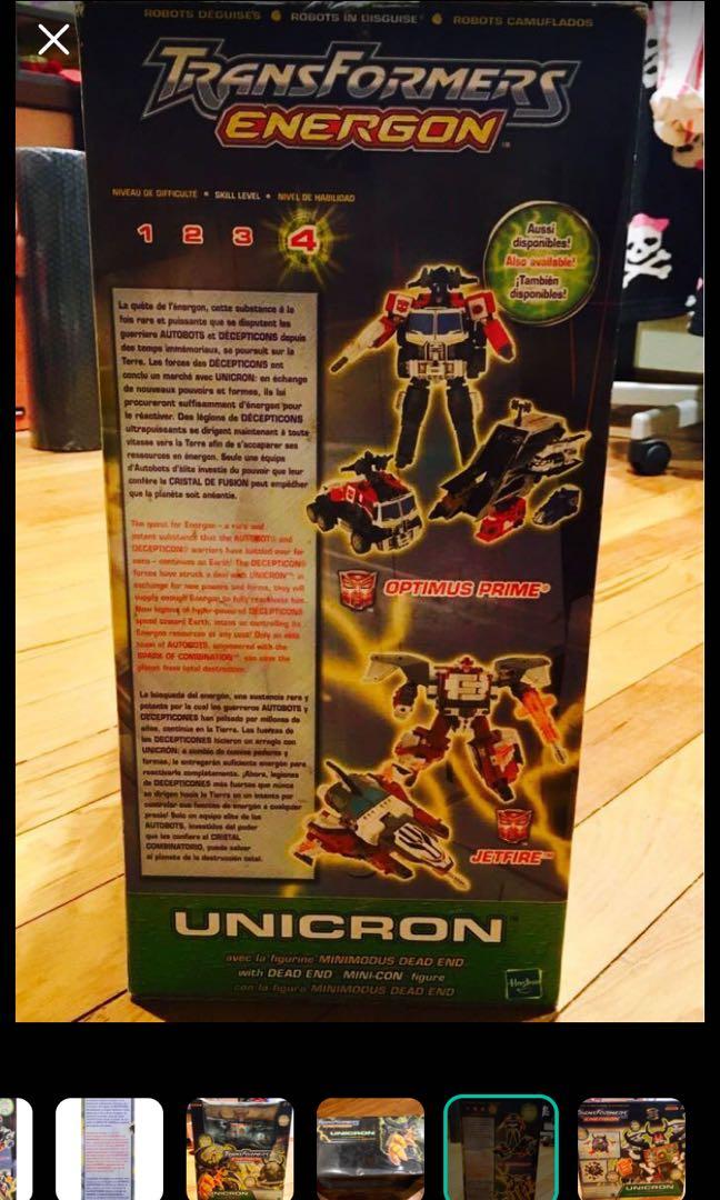 Transformers Energon: Unicron, Hobbies & Toys, Toys & Games on Carousell