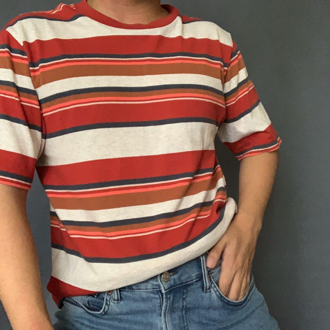 UNIQLO RETRO STRIPES SHIRT, Women's Fashion, Tops, Shirts on Carousell