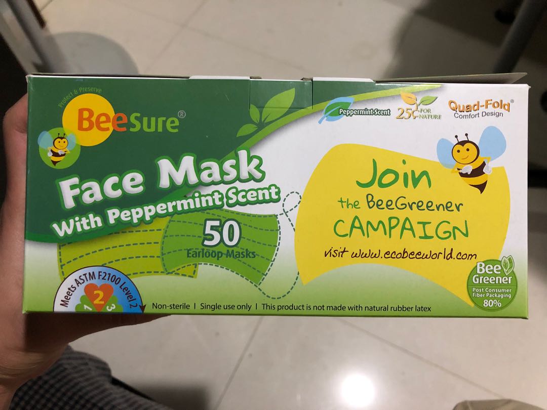 [現貨] BeeSure 美國直送 外科手術口罩 ASTM BFE PFE, 其他, 其他 - Carousell