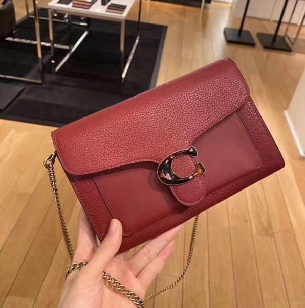 Authentic coach tabby chain woc 79385 chain tabby clutch, Women's ...