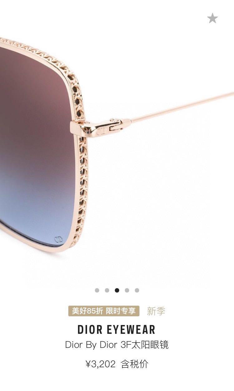 BN Authentic Dior by Dior 3F Sunglasses, Women's Fashion, Watches & Accessories, Sunglasses ...