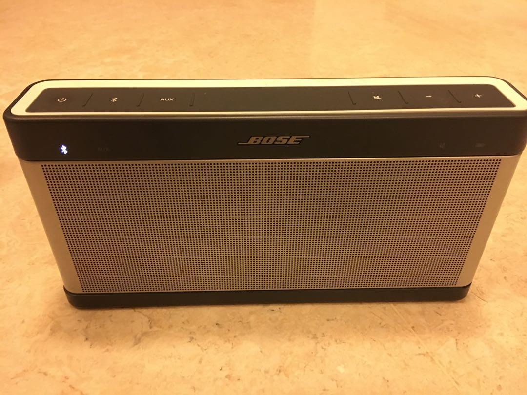 Bose Soundlink III (3) Bluetooth speaker, Audio, Soundbars, Speakers ...
