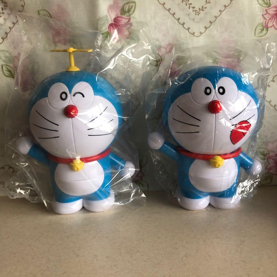 [Bundle] Doraemon Coin Bank Limited Edition Set by Swensens, Hobbies ...