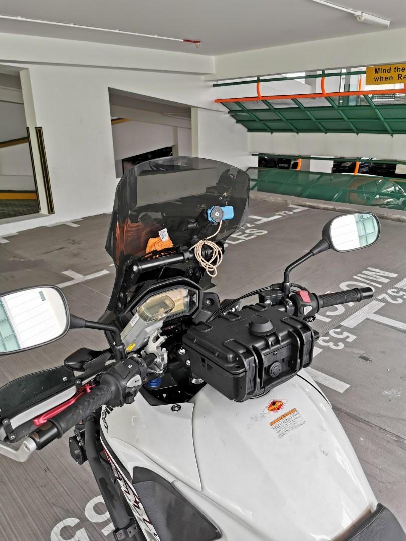 CB400X Tank Box With Lock (2016 onwards) , Motorcycles, Motorcycle ...