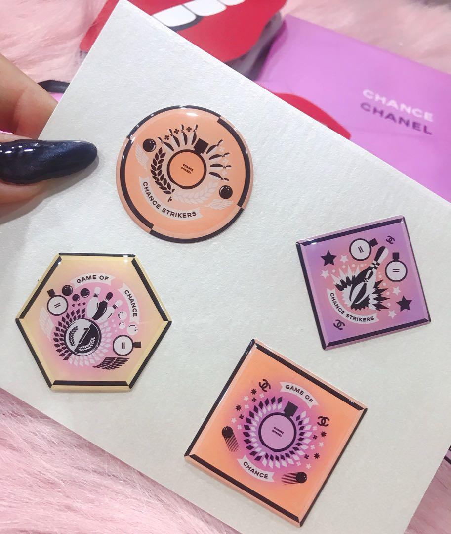 Chanel chance sticker set, Luxury, Accessories on Carousell