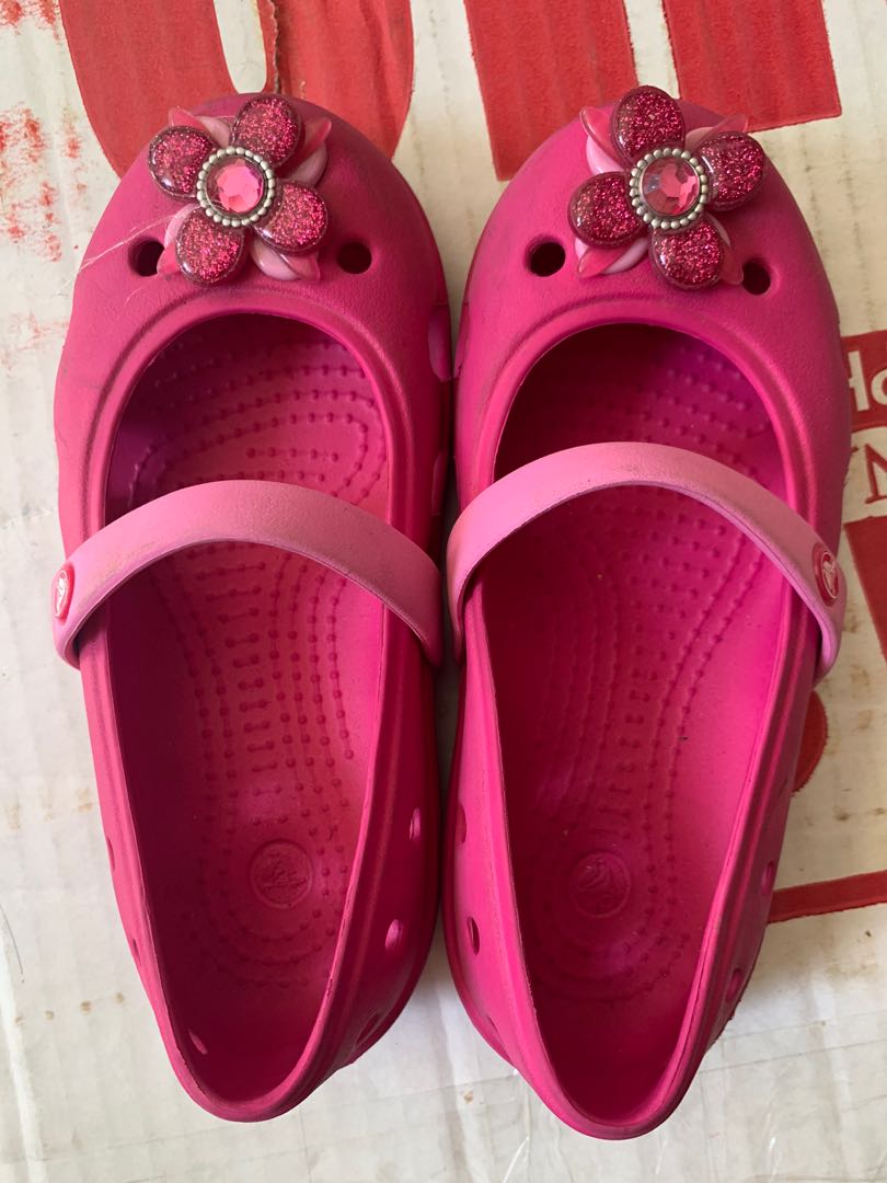 Crocs for baby girl, Babies & Kids, Babies & Kids Fashion on Carousell