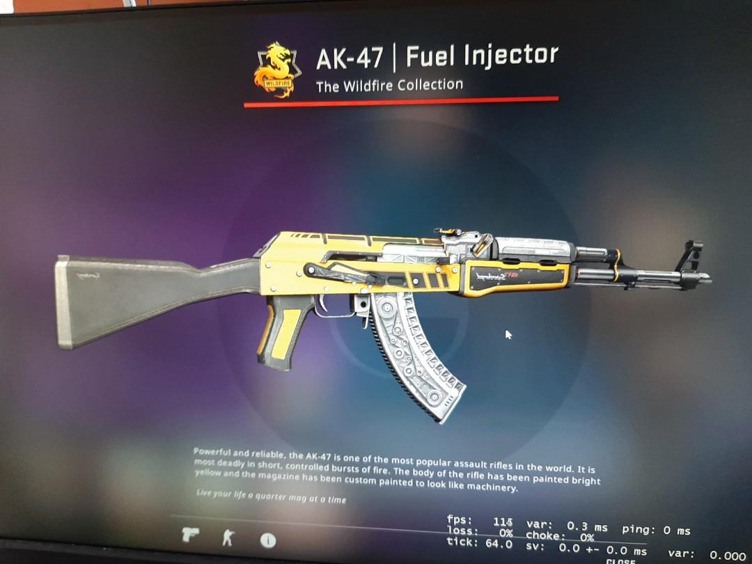 CSGO Ak-47 Fuel Injector, Toys & Games, Video Gaming, In-Game Products ...