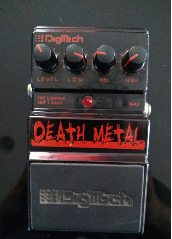 DIGITECH DEATH METAL PEDAL EFFECTS C/W Box, Audio, Other Audio ...