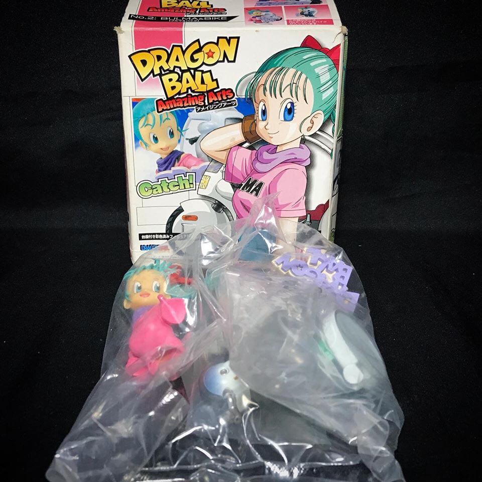 Dragon Ball Amazing Arts Bulma and Bike mini head bust, Hobbies & Toys ...