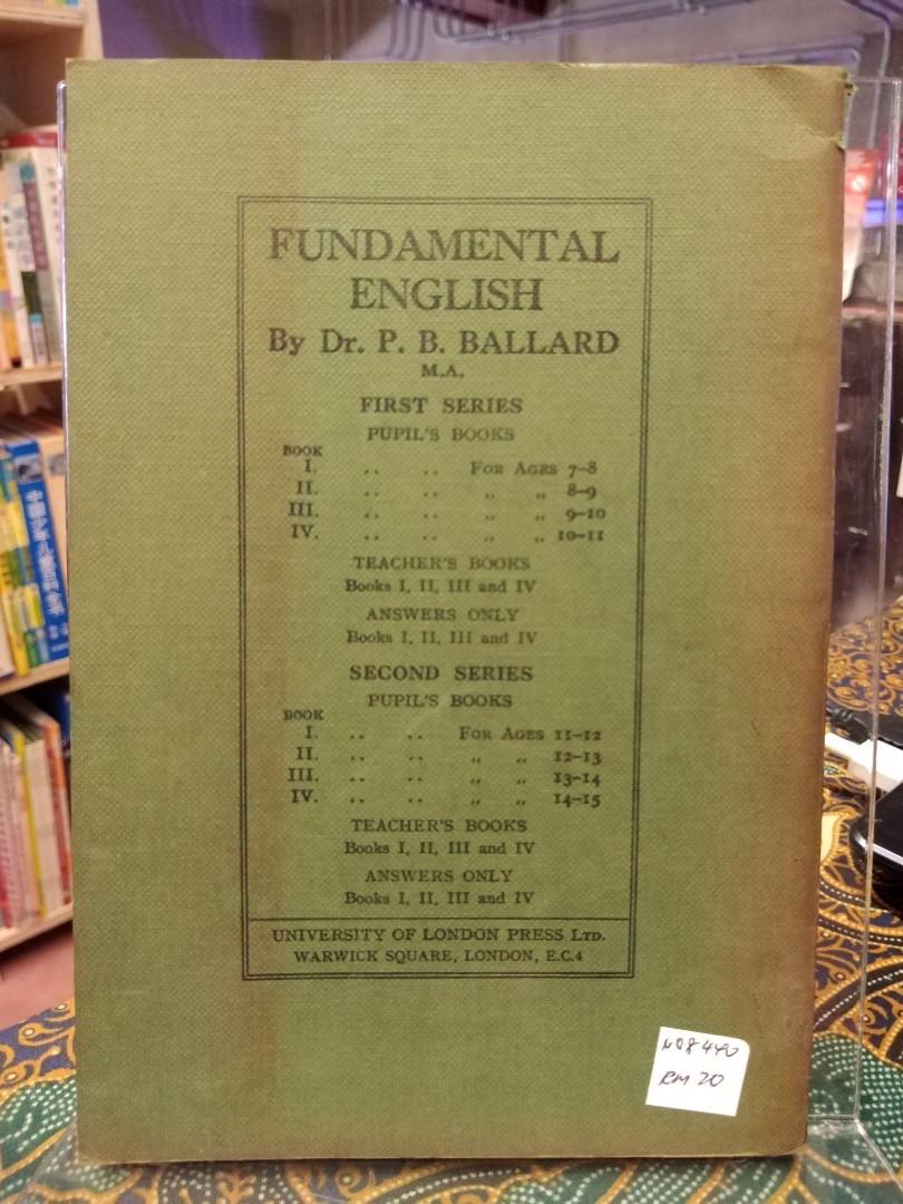 Fundamental English, Hobbies & Toys, Books & Magazines, Textbooks on ...