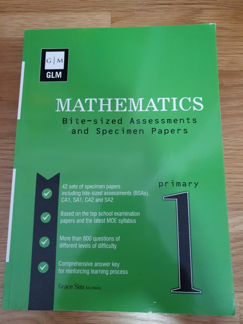 GLM Math Primary 1, Hobbies & Toys, Books & Magazines, Assessment Books ...