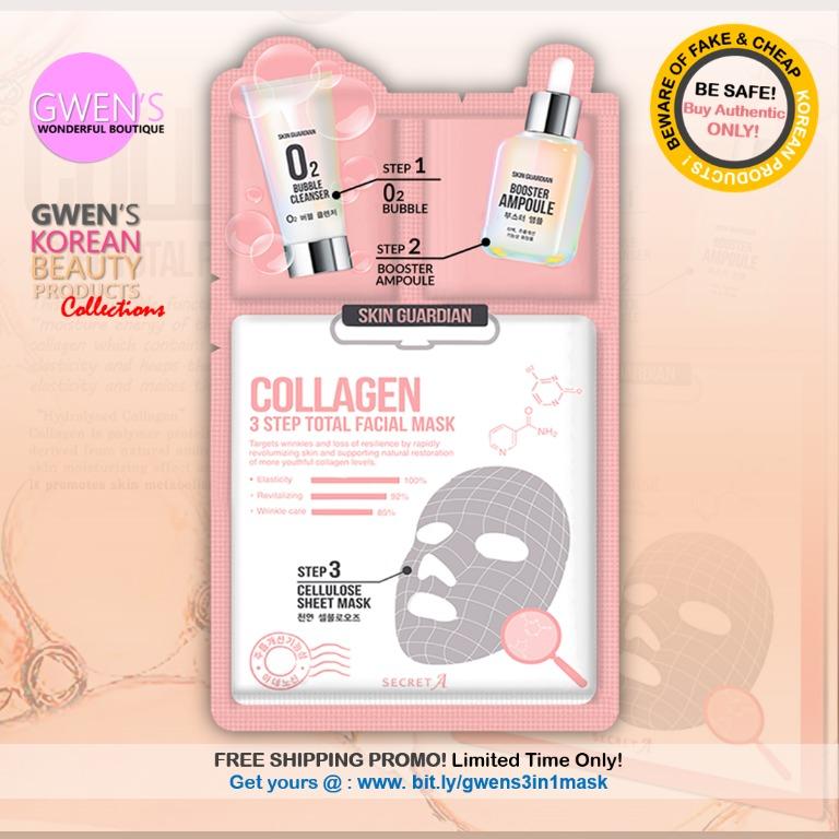 Gwen's Korean Beauty Products Skin Guardian Collagen 3 Step Total ...