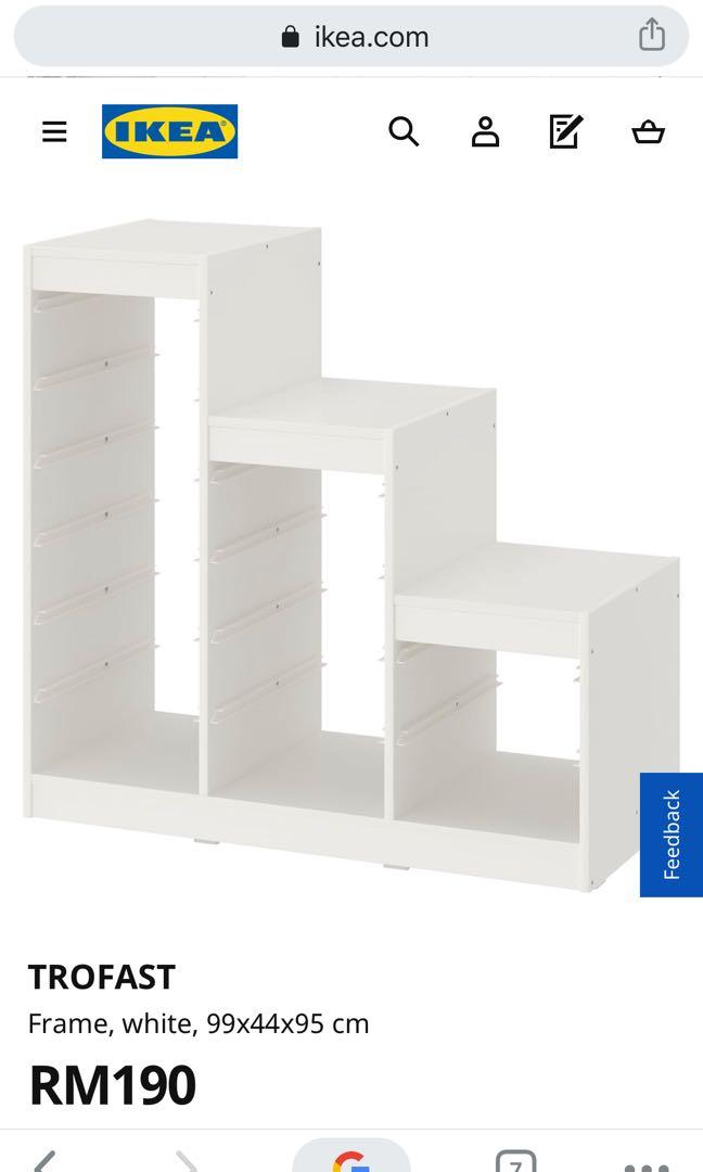 Ikea Trofast Frame, Furniture & Home Living, Furniture, Bed Frames ...