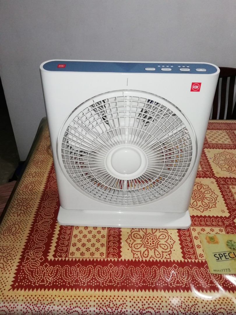 KDK table box fan, Furniture & Home Living, Lighting & Fans, Fans on ...