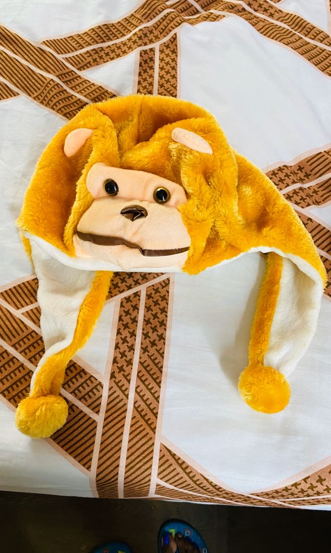 Monkey cap, Babies & Kids, Babies & Kids Fashion on Carousell