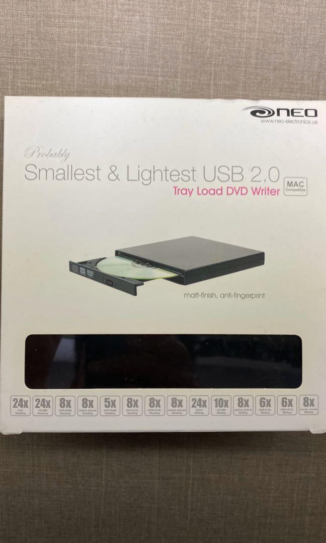 NEO USB 2.0 Tray Load DVD writer, Computers & Tech, Parts & Accessories ...