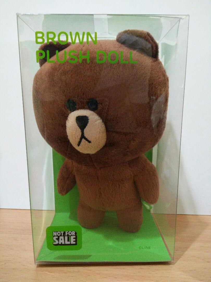 Original Offical LINE Friends Plush Doll, Hobbies & Toys, Toys & Games ...