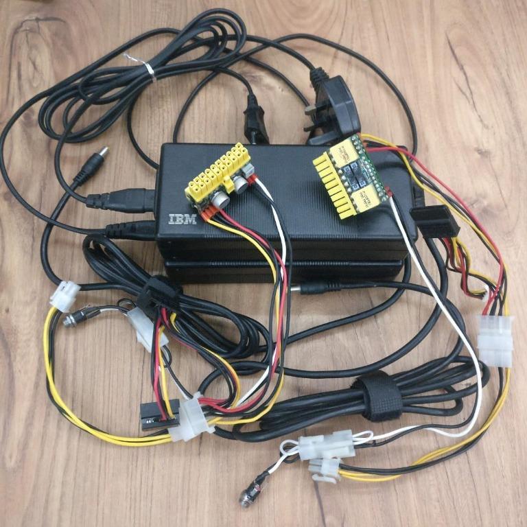 picoPSU-120 120W pico PSU Mini ATX Power Supply with IBM 12V 10A DC ...