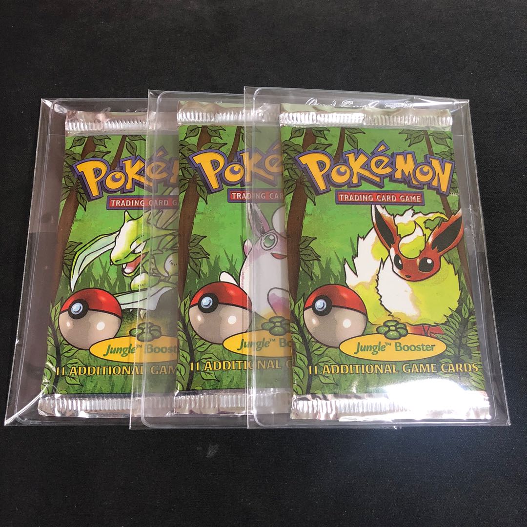 Pokemon jungle booster pack, Toys & Games, Board Games & Cards on Carousell