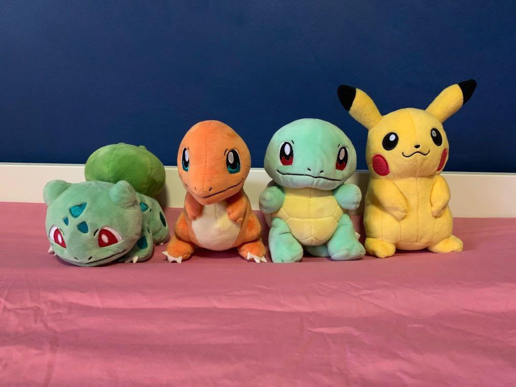 Pokemon Starters Plush, Hobbies & Toys, Toys & Games on Carousell