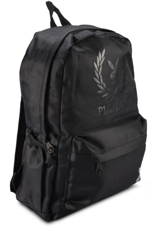 Preloved Playboy Backpack, Men's Fashion, Bags, Backpacks on Carousell