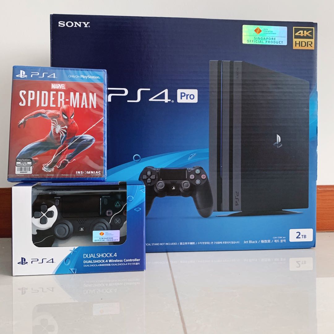 PS4 Pro 2TB DBS Live Fresh Limited Edition, Video Gaming, Video Game ...