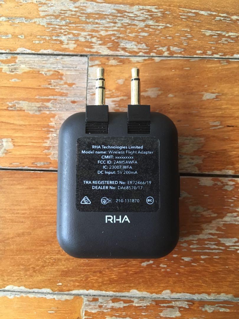 RHA Wireless Flight Adapter, Audio, Portable Audio Accessories on Carousell