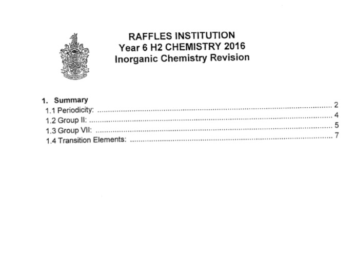 RJC PHYSICAL CHEMISTRY SUMMARY NOTES, Hobbies & Toys, Books & Magazines ...