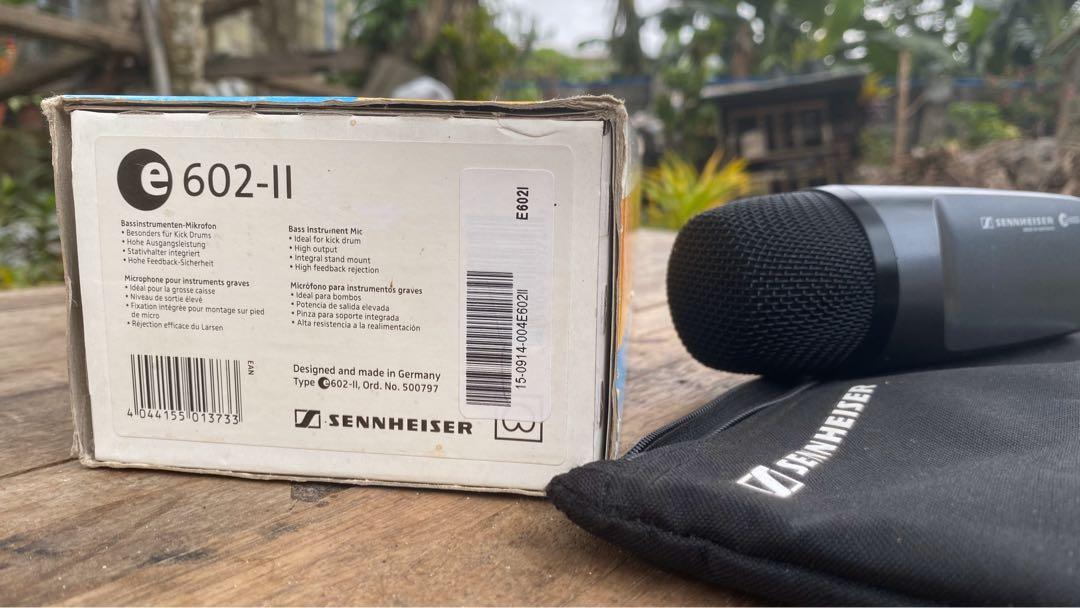 SENNHEISER E602-II Kick Drum Microphone, Audio, Microphones on Carousell