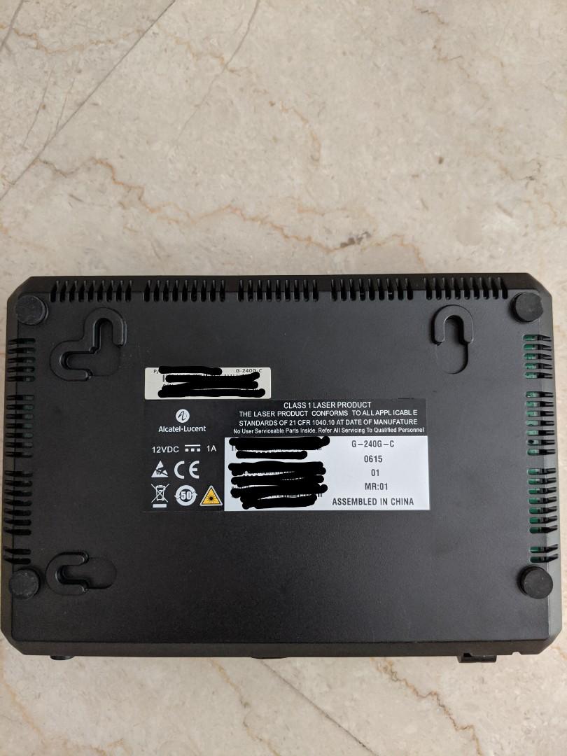 Singtel Optical Network Terminal (ONT), Computers & Tech, Parts ...