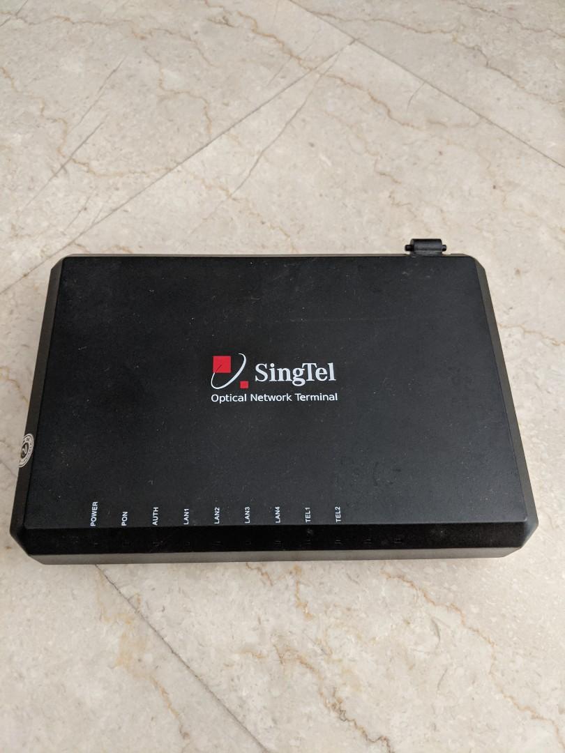 Singtel Optical Network Terminal (ONT), Computers & Tech, Parts ...