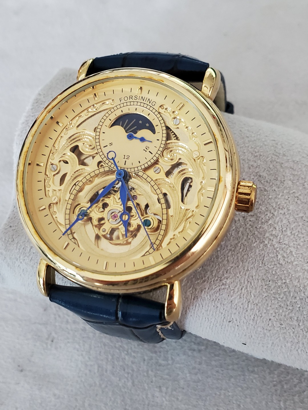 Skeleton Gold Dress Watch, Luxury, Watches on Carousell
