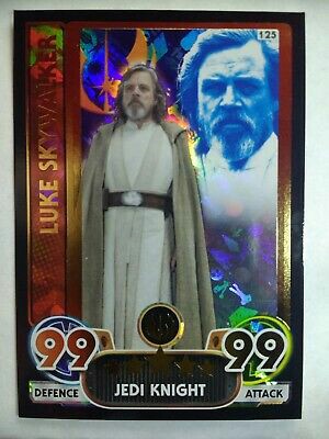 Star Wars Force Attax Extras - Luke Skywalker Card, Hobbies & Toys ...