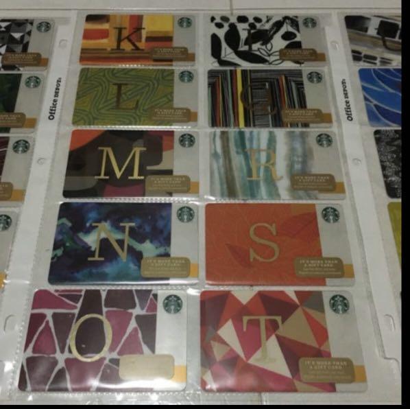 Starbucks Alphabet Rare COMPLETE Set 26 Cards A to Z from US 2014 ...